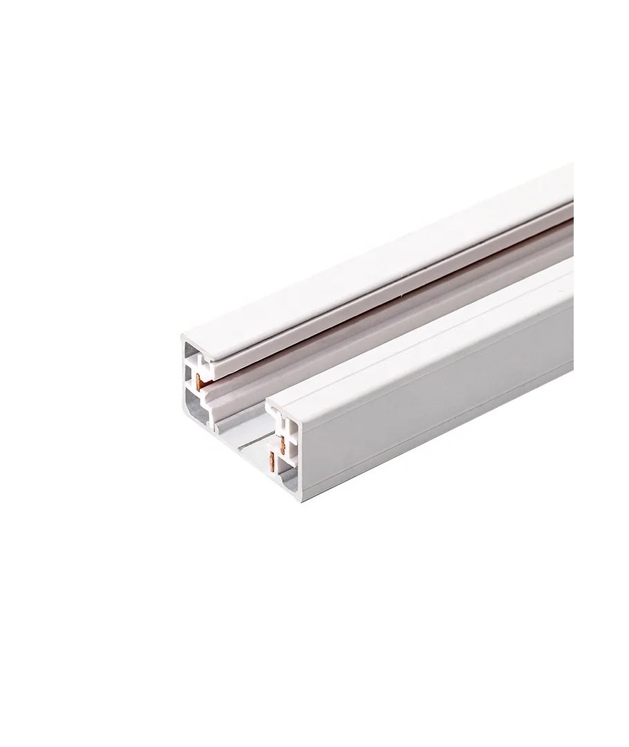 LEDlife 1 meter skinne til skinnespots - Hvid, 1-faset, 1F3W, komplet ...